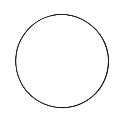 Cercle nu en métal noir 25 cm